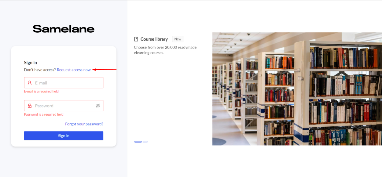 Request access | Samelane