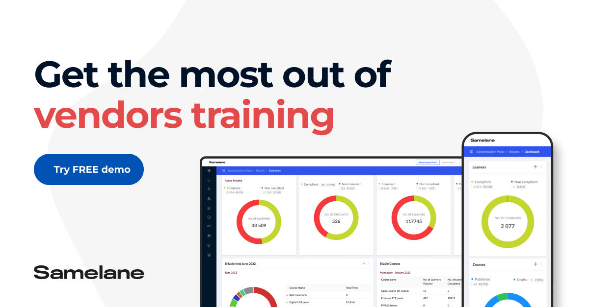 Vendor Training: How to Reduce Risks Related to Low Training Adoption